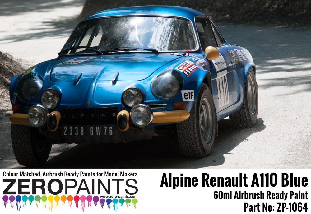 Alpine Renault Blue Paint A110 60ml | ZP-1064 | Zero Paints