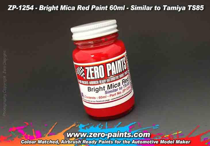 Bright Mica Red Paint (Similar to Tamiya TS85) 60ml | ZP-1254 | Zero Paints