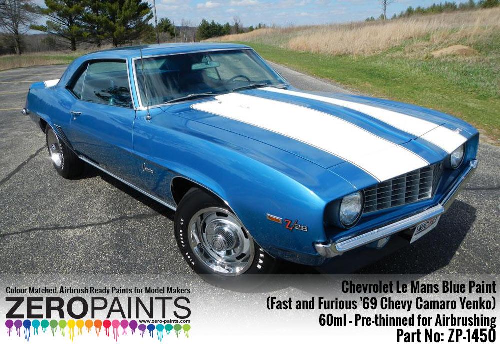 Chevrolet Le Mans Blue Paint 60ml (Fast and Furious '69 Chevy Camaro ...