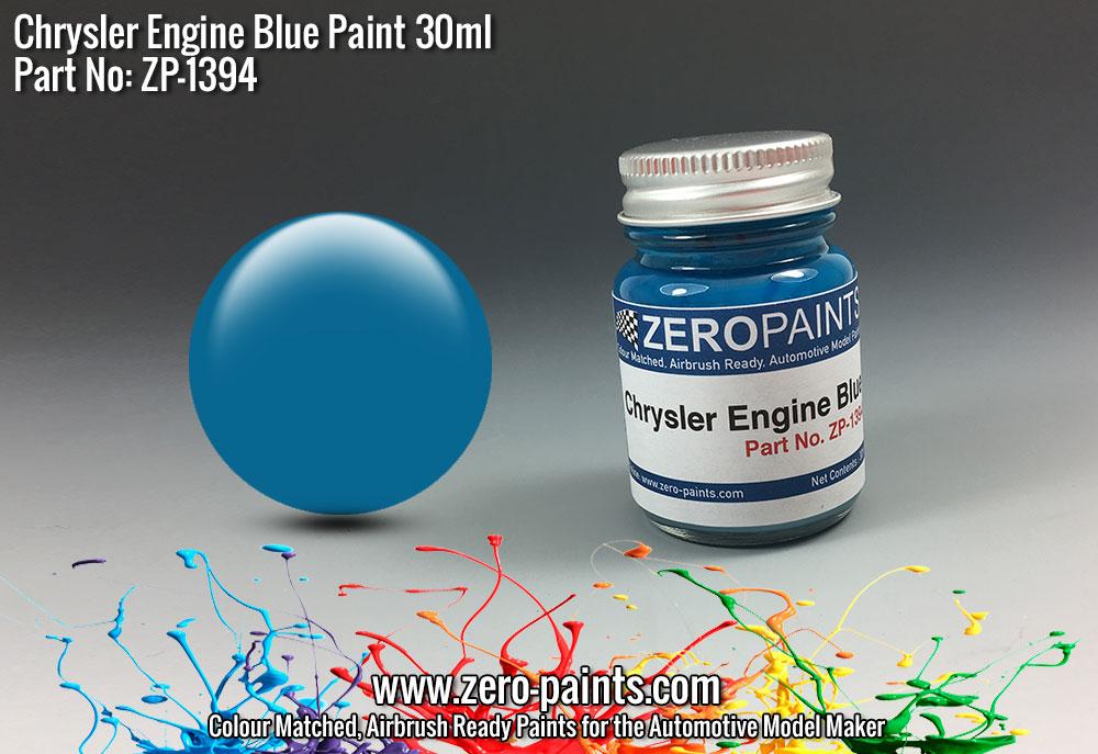 Chrysler Blue Engine Paint 30ml | ZP-1394 | Zero Paints