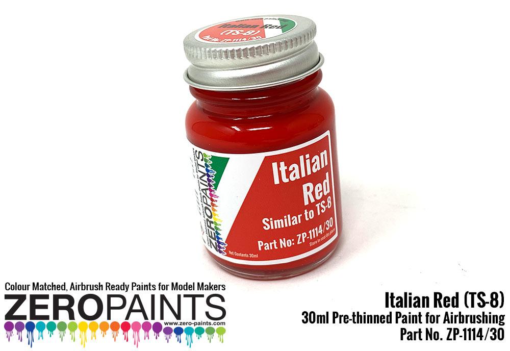 Italian Red Paint (Similar to TS8) 30ml | ZP-1114/30 | Zero Paints
