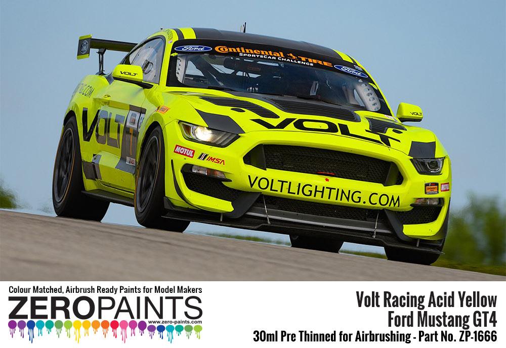 Volt Racing Acid Yellow for Ford Mustang GT4 Paint - 30ml | ZP-1666 ...