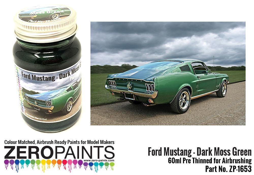Ford Mustang 1960's - Dark Moss Green Paint 60ml | ZP-1653 | Zero Paints
