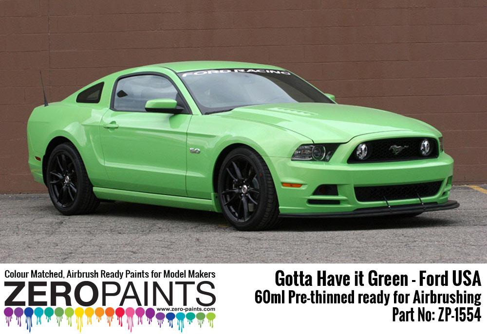 Gotta Have it Green - Ford USA Paint 60ml | ZP-1554 | Zero Paints
