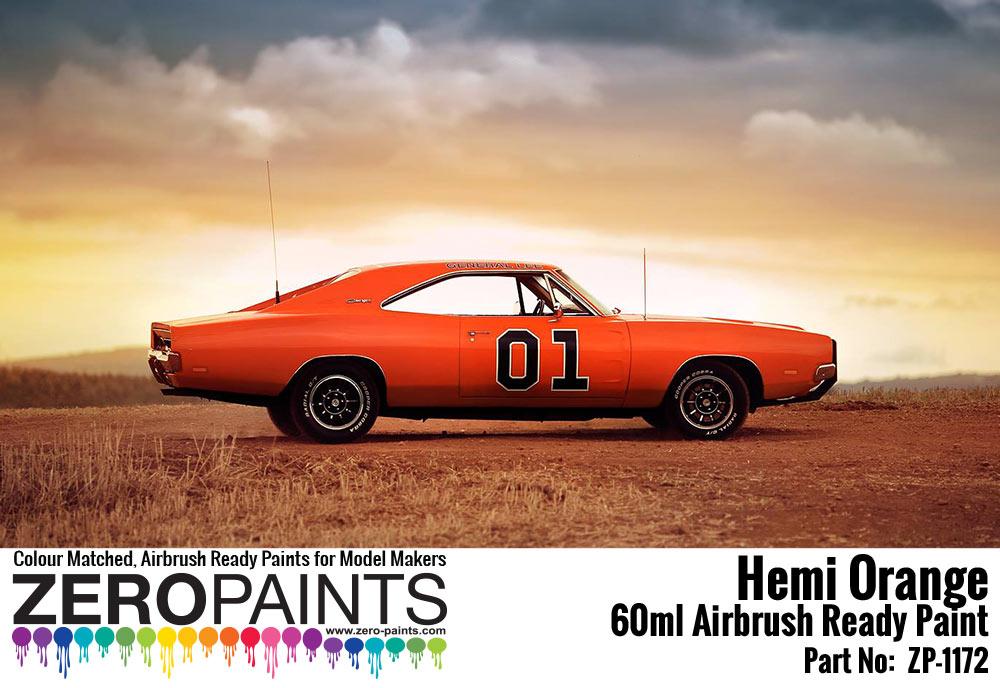 Hemi Orange (General Lee) Paint 60ml | ZP-1172 | Zero Paints