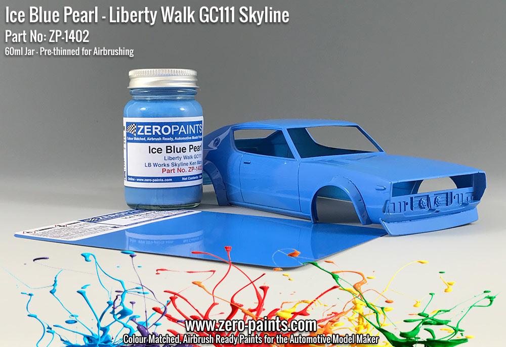 Ice Blue Pearl Paint for Liberty Walk GC111 Skyline (Ken Mary) 60ml ...
