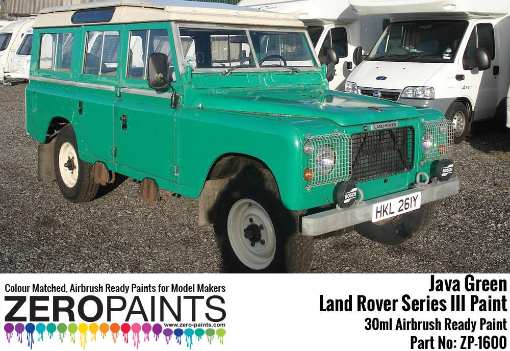 Land Rover Series III Paints - 30ml | ZP-1600 | Zero Paints