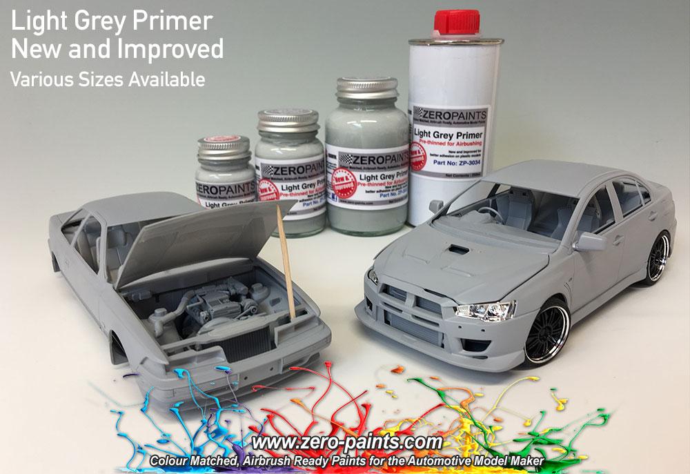 Light Grey Primer 100ml Airbrush Ready | ZP-3033 | Zero Paints
