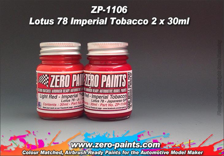 Lotus 78 Imperial Tobacco Paint Set 2x30ml | ZP-1106 | Zero Paints