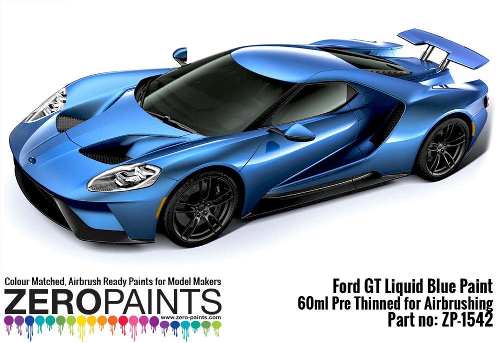 Ford GT Liquid Blue Paint 60ml | ZP-1542 | Zero Paints