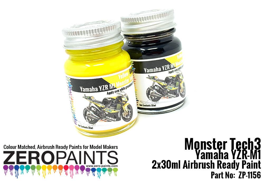 Monster Tech3 Yamaha YZR-M1 Paint Set 2x30ml | ZP-1156 | Zero Paints