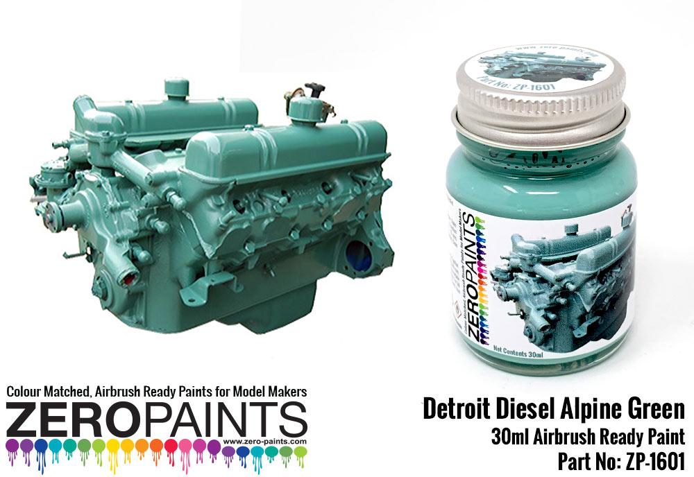 Detroit Diesel Alpine Green Paint 30ml | ZP-1601 | Zero Paints