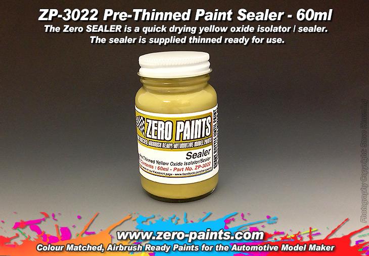 Pre-Thinned Paint Sealer - 60ml | ZP-3022 | Zero Paints