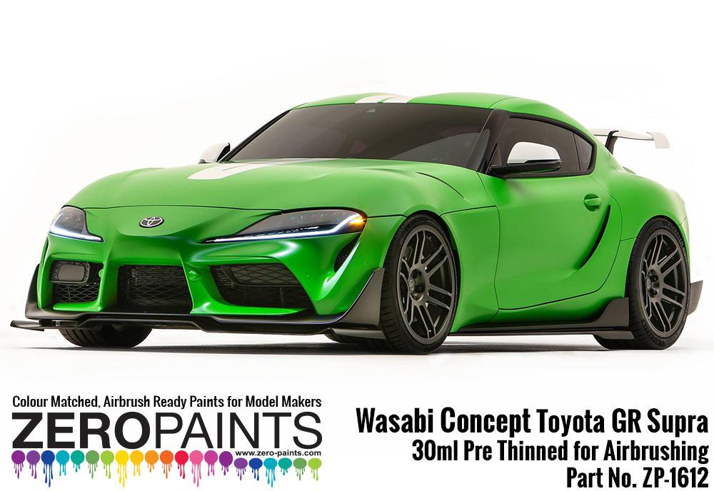 Toyota GR Supra Wasabi Concept Green Paint 30ml | ZP-1612 | Zero Paints