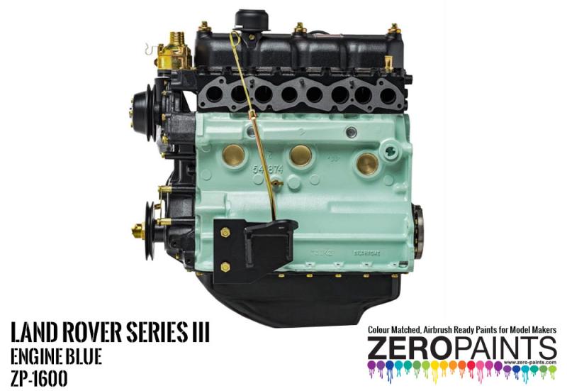 Land Rover Series III Engine Blue - 30ml | ZP-1600 | Zero Paints