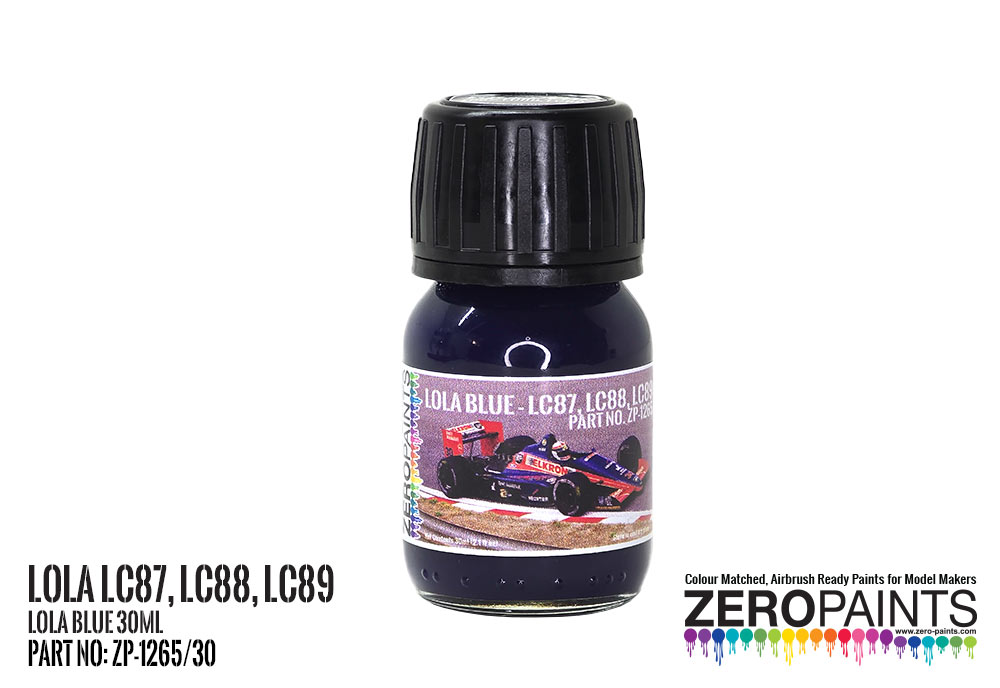Lola LC87, LC88, LC89 Blue Paint 30ml | ZP-1265/30 | Zero Paints