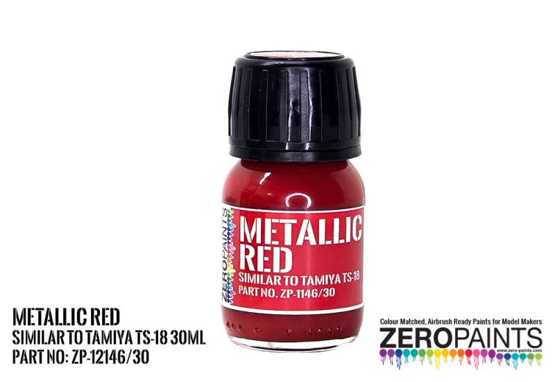 Metallic Red Paint (Similar to TS18) - 30ml | ZP-1146/30 | Zero Paints