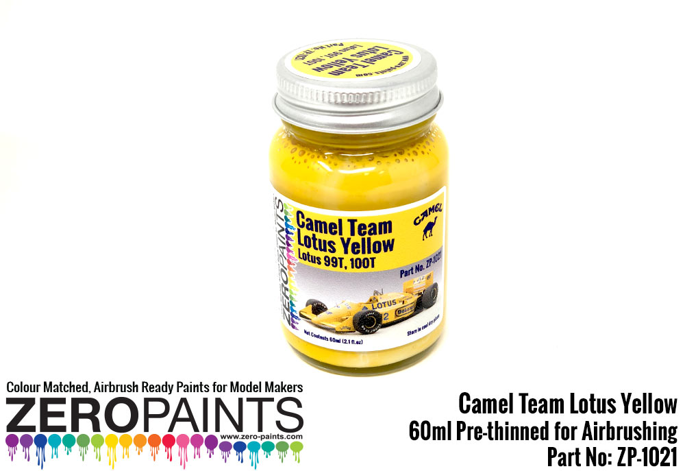 Team Camel Lotus Yellow (99T -100T) Paint 60ml | ZP-1021 | Zero Paints
