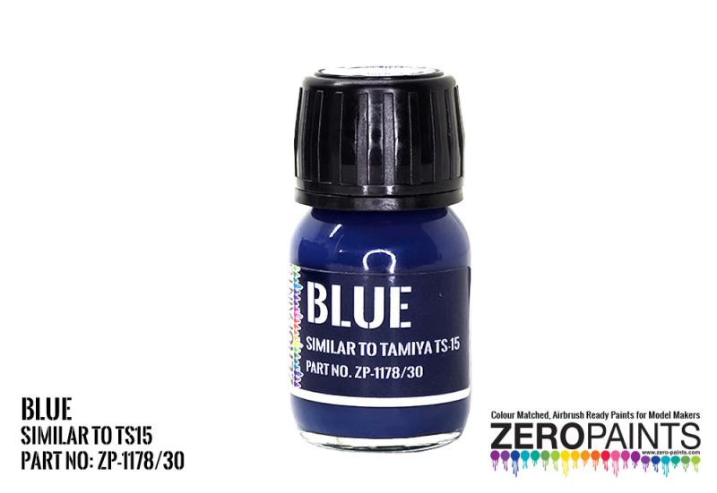 Blue Paint (Similar to TS15) 30ml (Solid) | ZP-1178/30 | Zero Paints